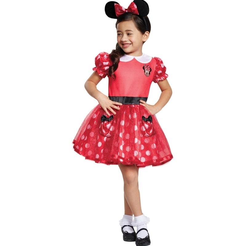 Red Minnie Mouse Toddler 3-4T