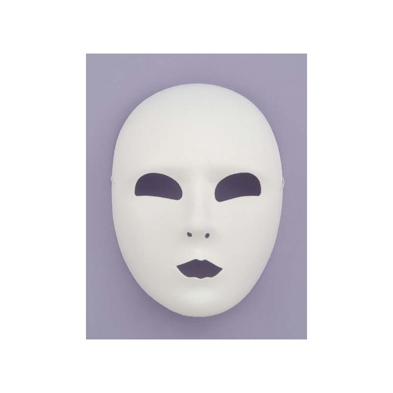 Full Face White Mask