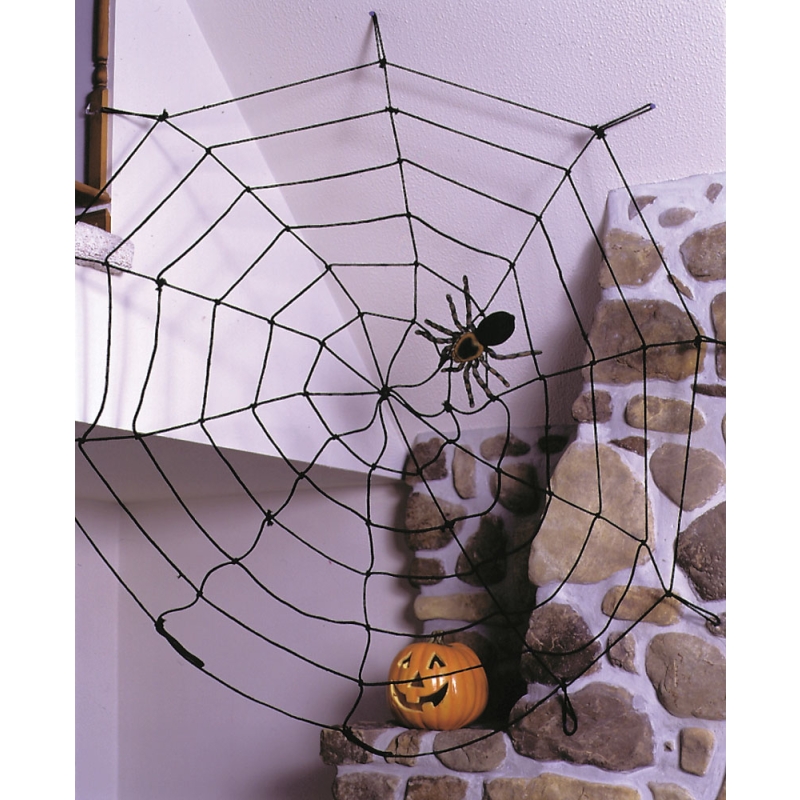 Spider Web 9Ft Rope Blk