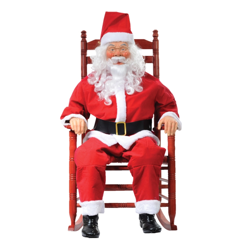 Rocking Chair Santa Boxed