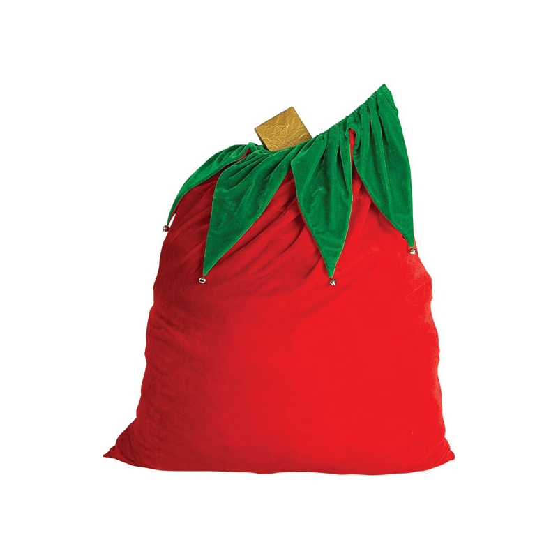Santa Toy Bag Velvet Bell