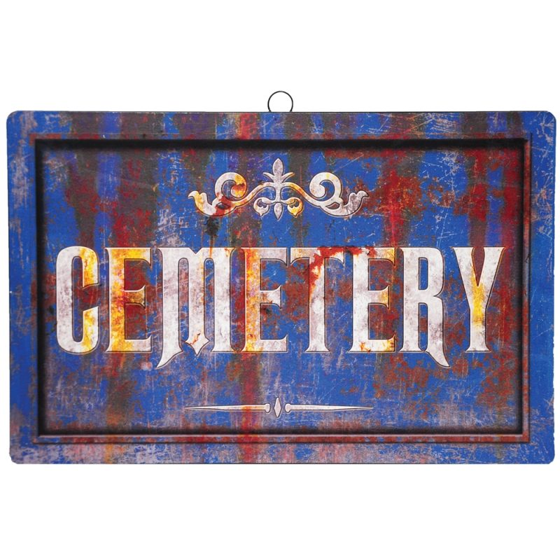Cemetery Sign